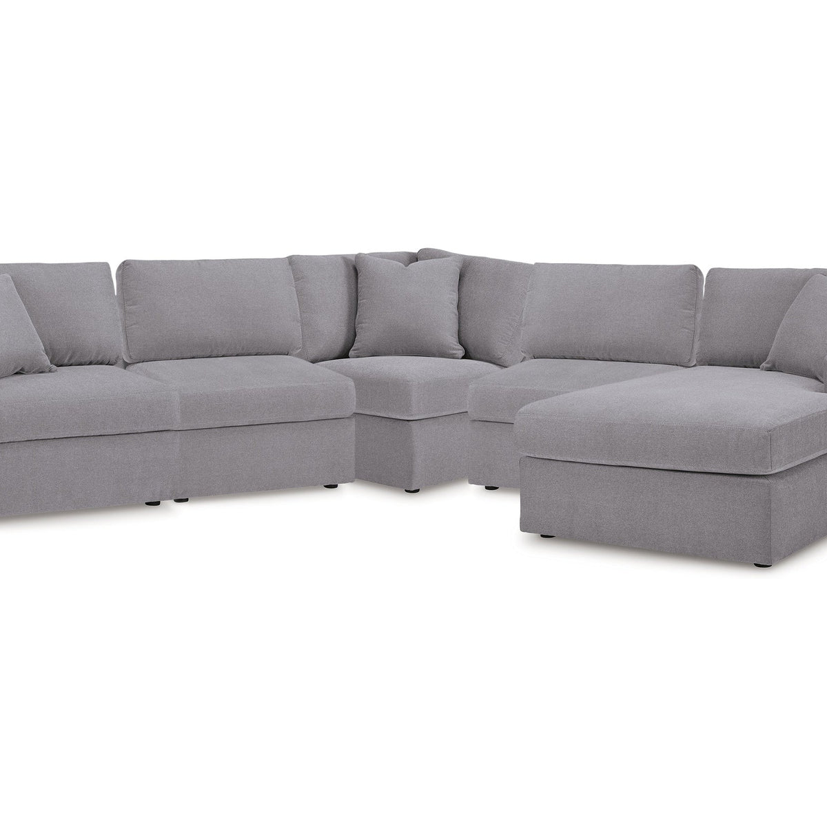 Ashley Furniture Modmax Granite 5-Piece Sectional w/Chaise (Online ...