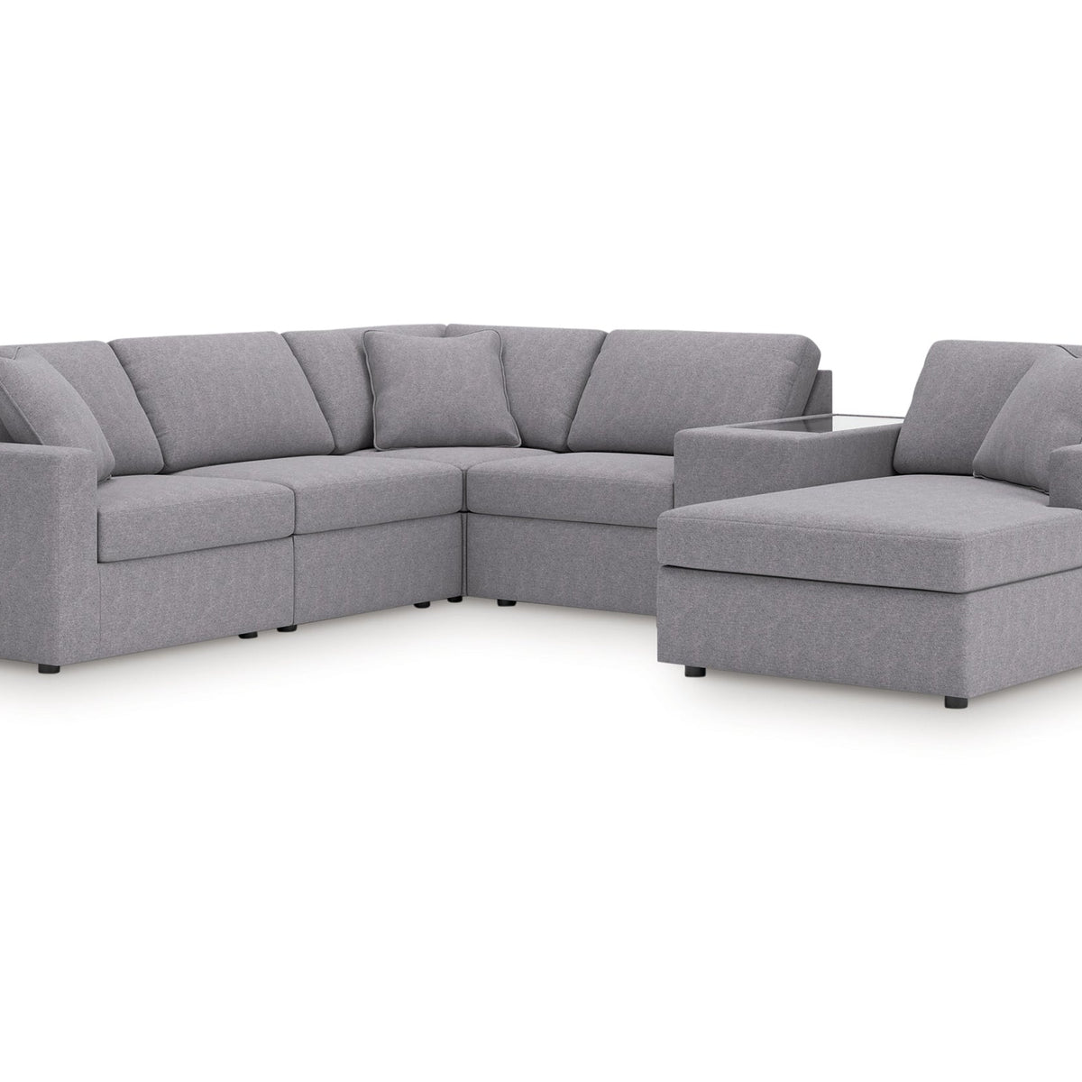 Ashley Furniture Modmax Granite 6-Piece Sectional with Chaise (Online ...