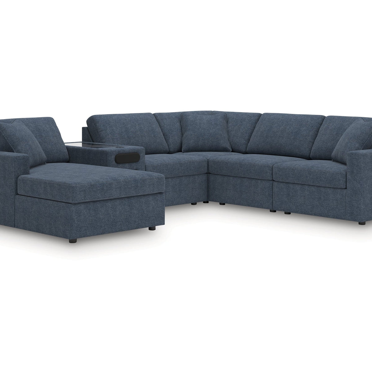 Ashley Furniture Modmax Ink 6-Piece Sectional with Audio System and ...