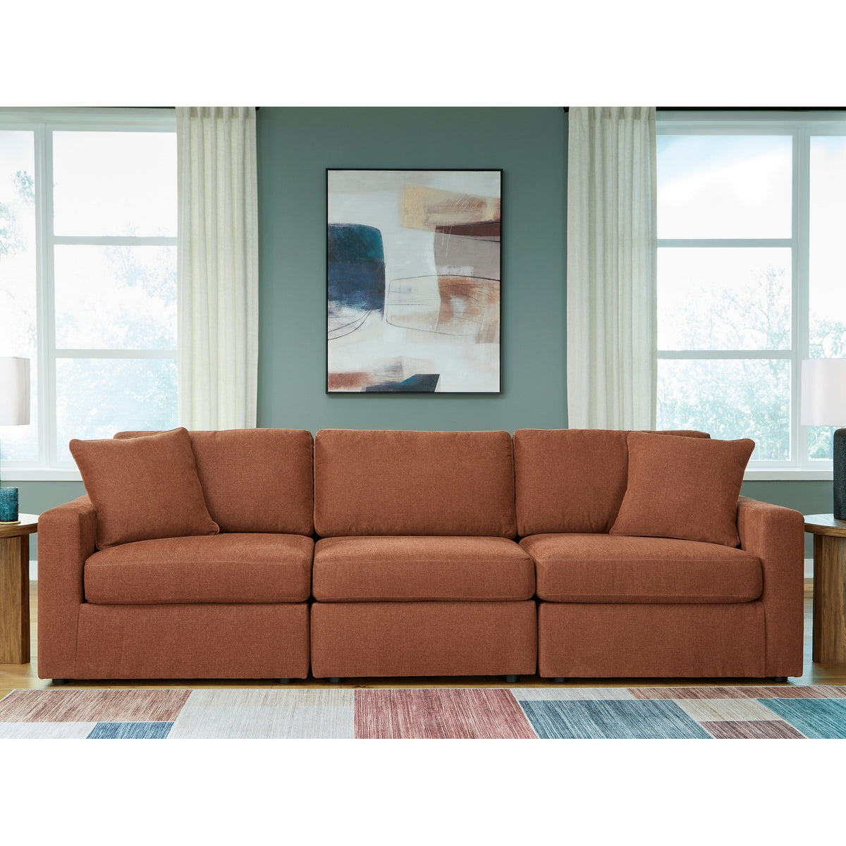 Ashley Furniture Modmax Spice 3-Piece Sectional | Ornate Home