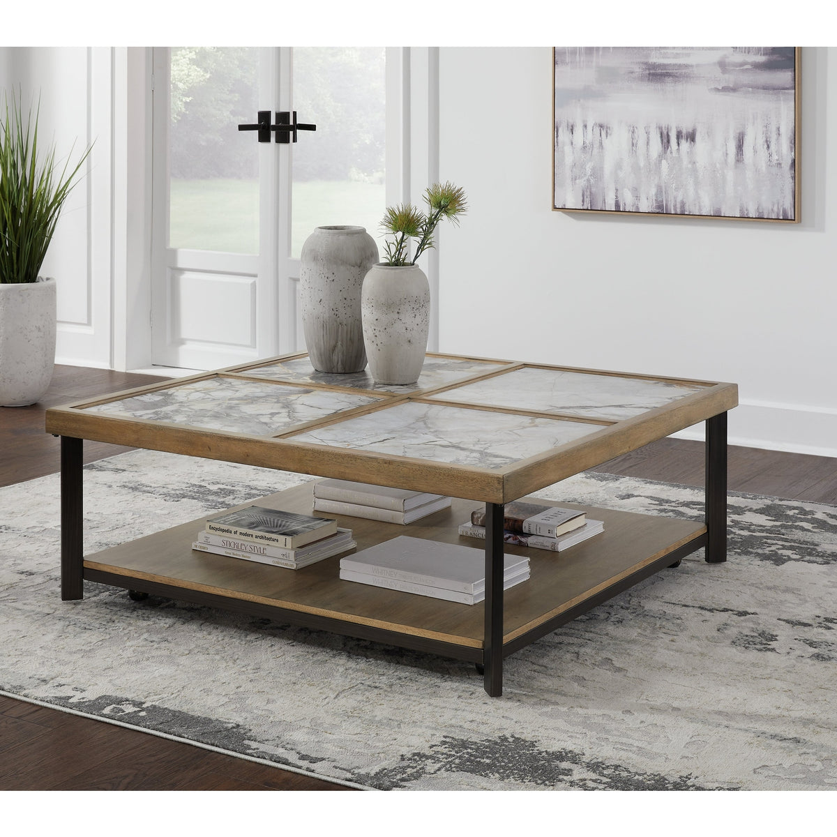 Ashley Furniture Montia Multi Coffee Table | Ornate Home