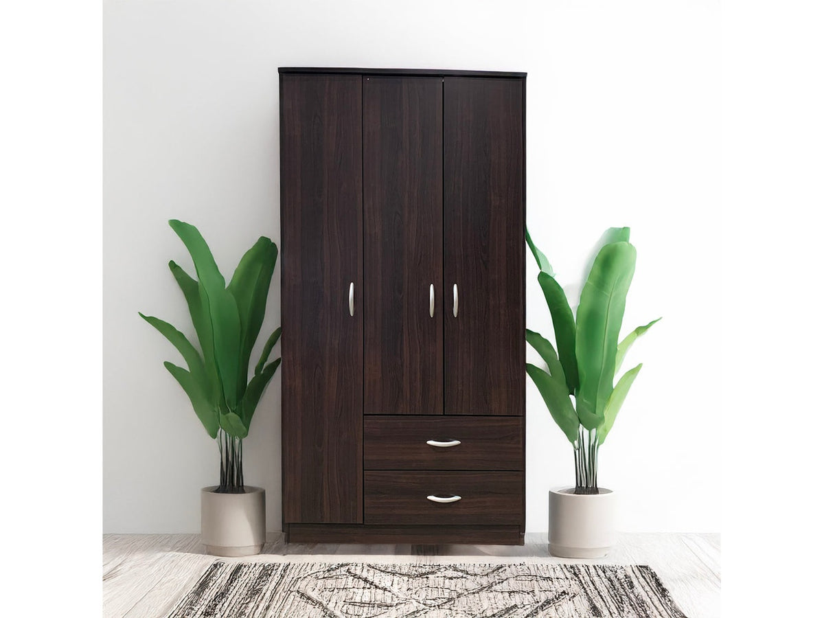 ACME Olean Espresso Wardrobe | Ornate Home