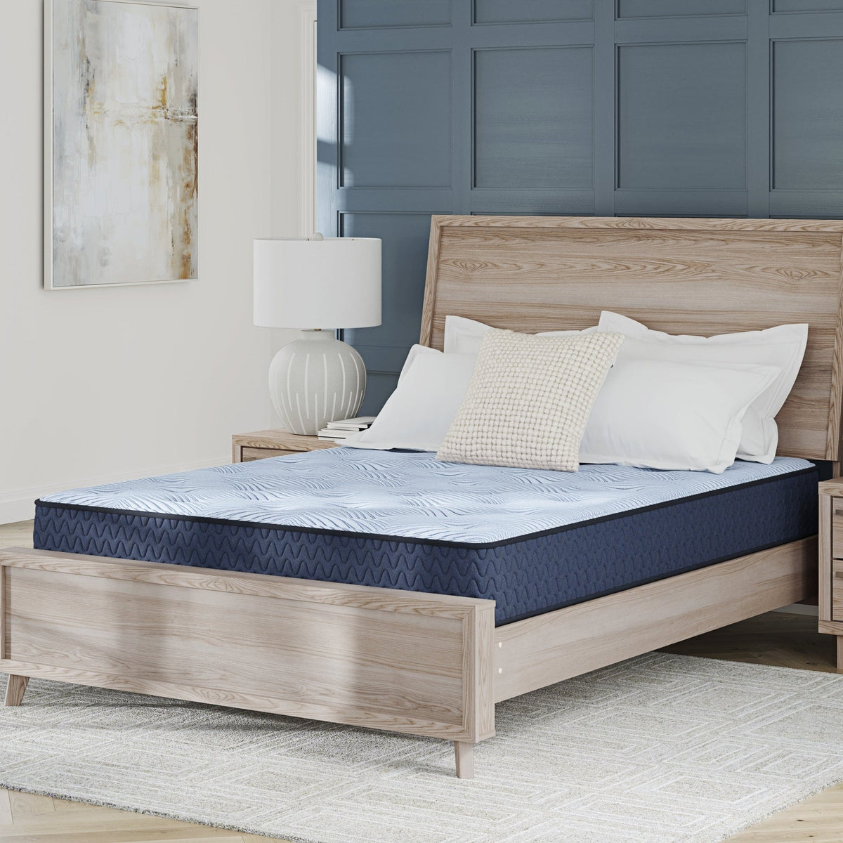 Ashley Furniture Peak 2.0 10 Hybrid Light Blue King Mattress (Online ...