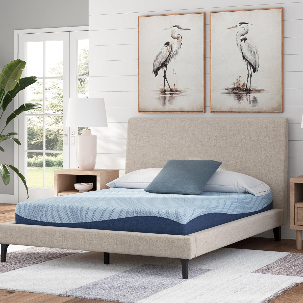Ashley Furniture Peak 2.0 8 Memory Foam White Twin Mattress (Online ...