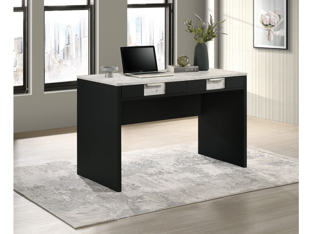 Crown Mark Rangley Black Writing Desk | Ornate Home