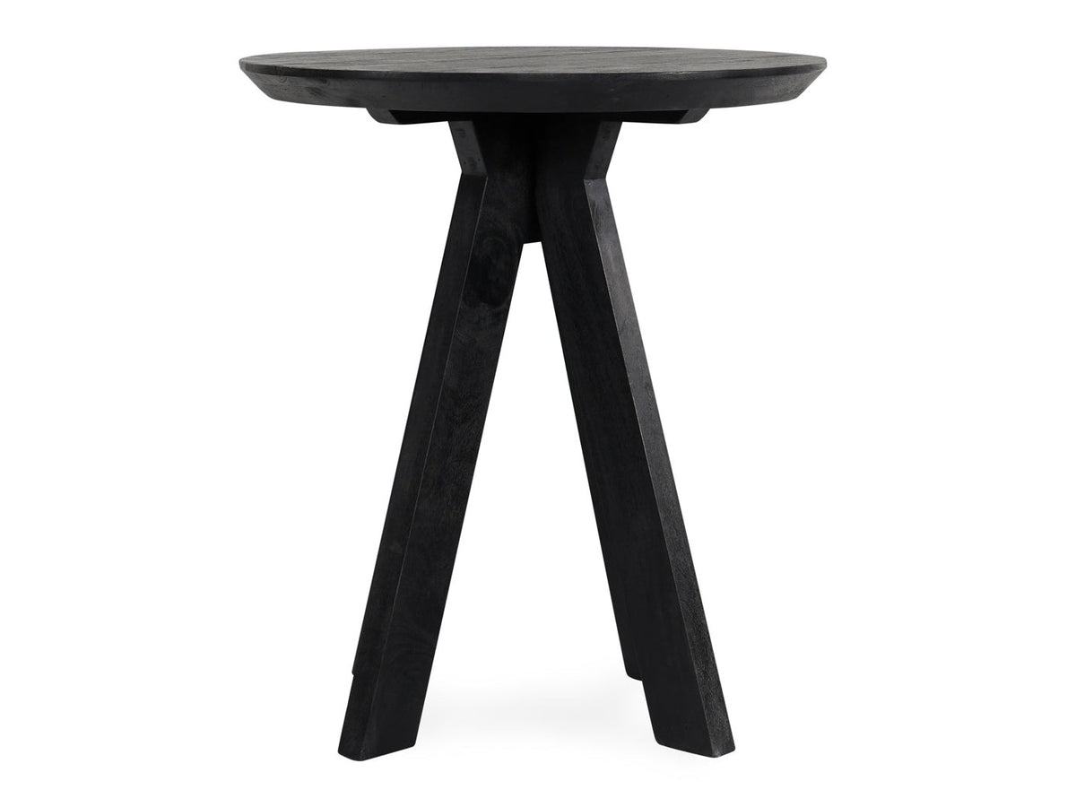 Classic Home Rodrigo Black Round Counter Table | Ornate Home