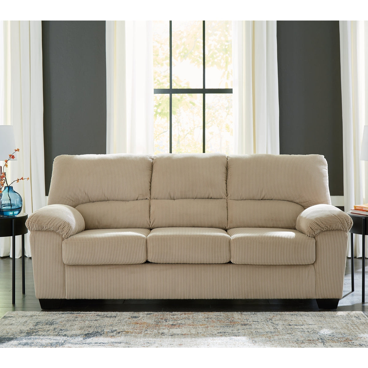Ashley Furniture SimpleJoy Sand Sofa | Ornate Home