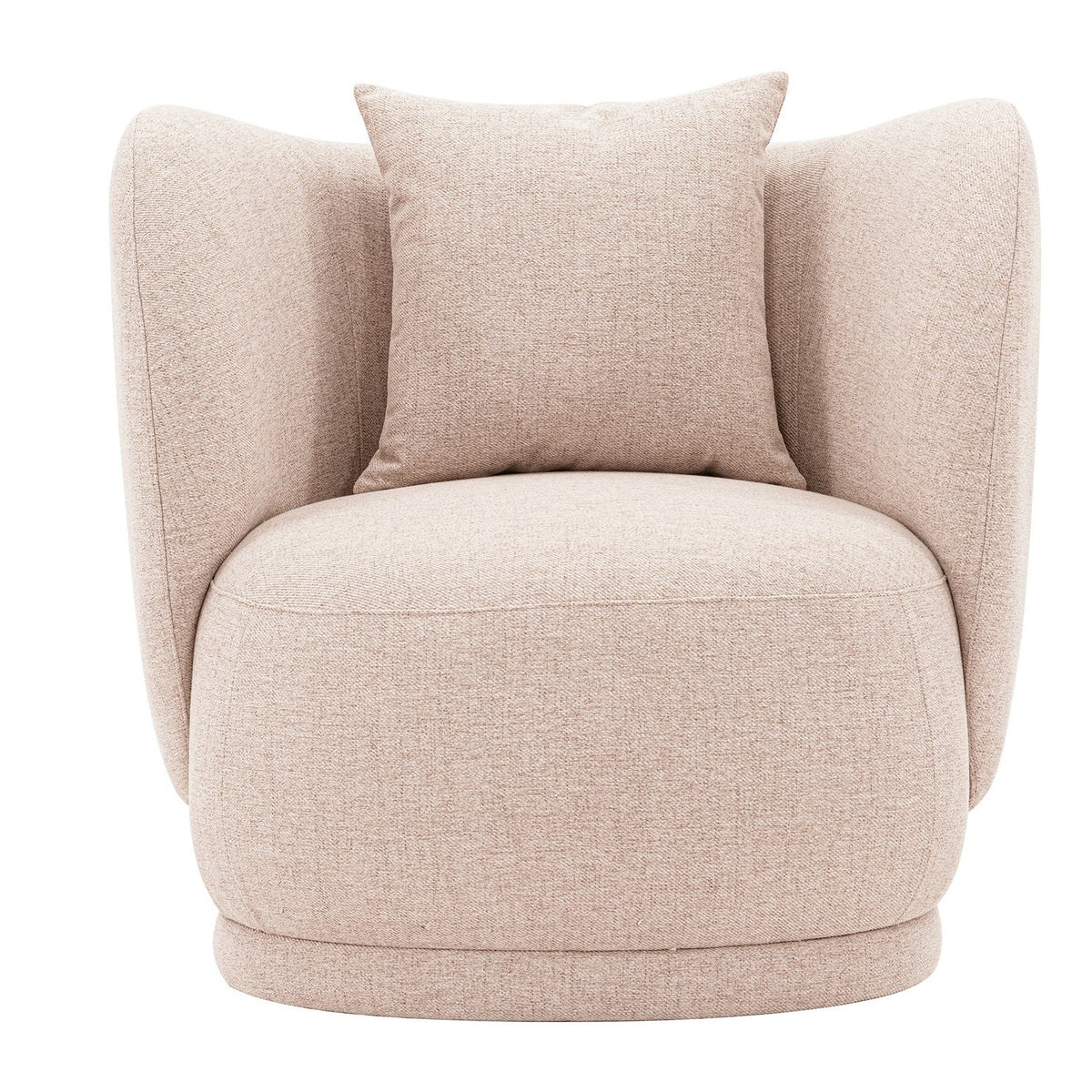 Manhattan Comfort Siri Accent Chair in Wheat | Ornate Home
