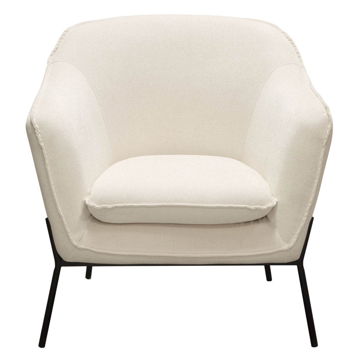 Diamond Sofa Status Cream Accent Chair | Ornate Home