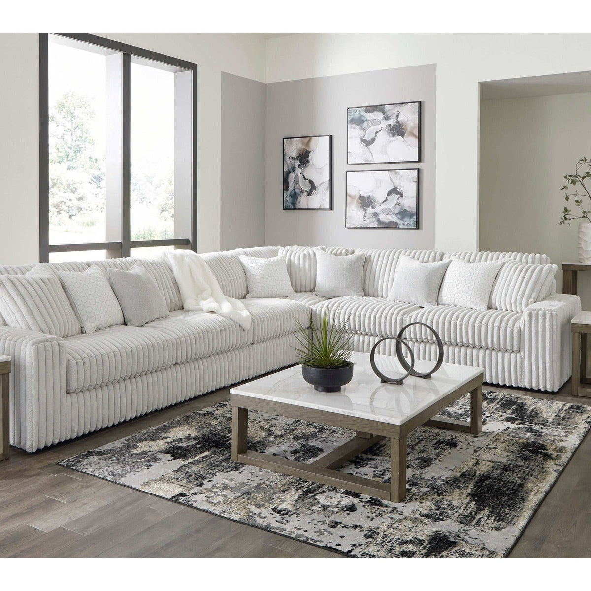 Ashley Furniture Stupendous Alloy Modular Sectional Units | Ornate Home