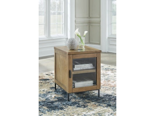 Ashley Furniture Torlanta Brown Chairside End Table | Ornate Home