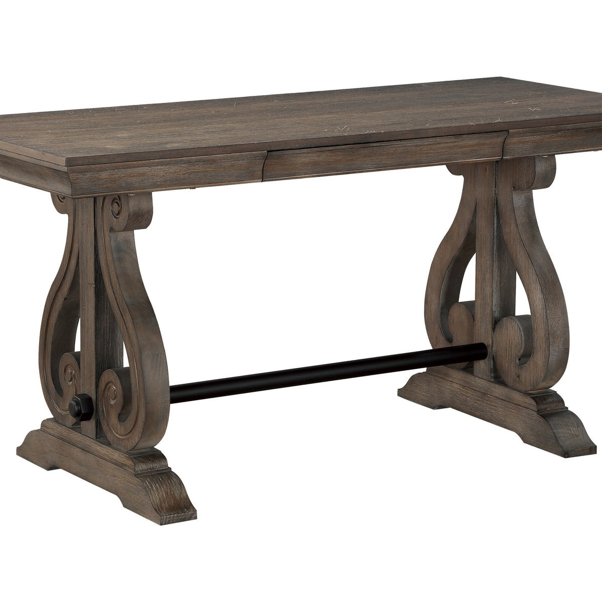 Homelegance Toulon Dark Oak Writing Desk | Ornate Home