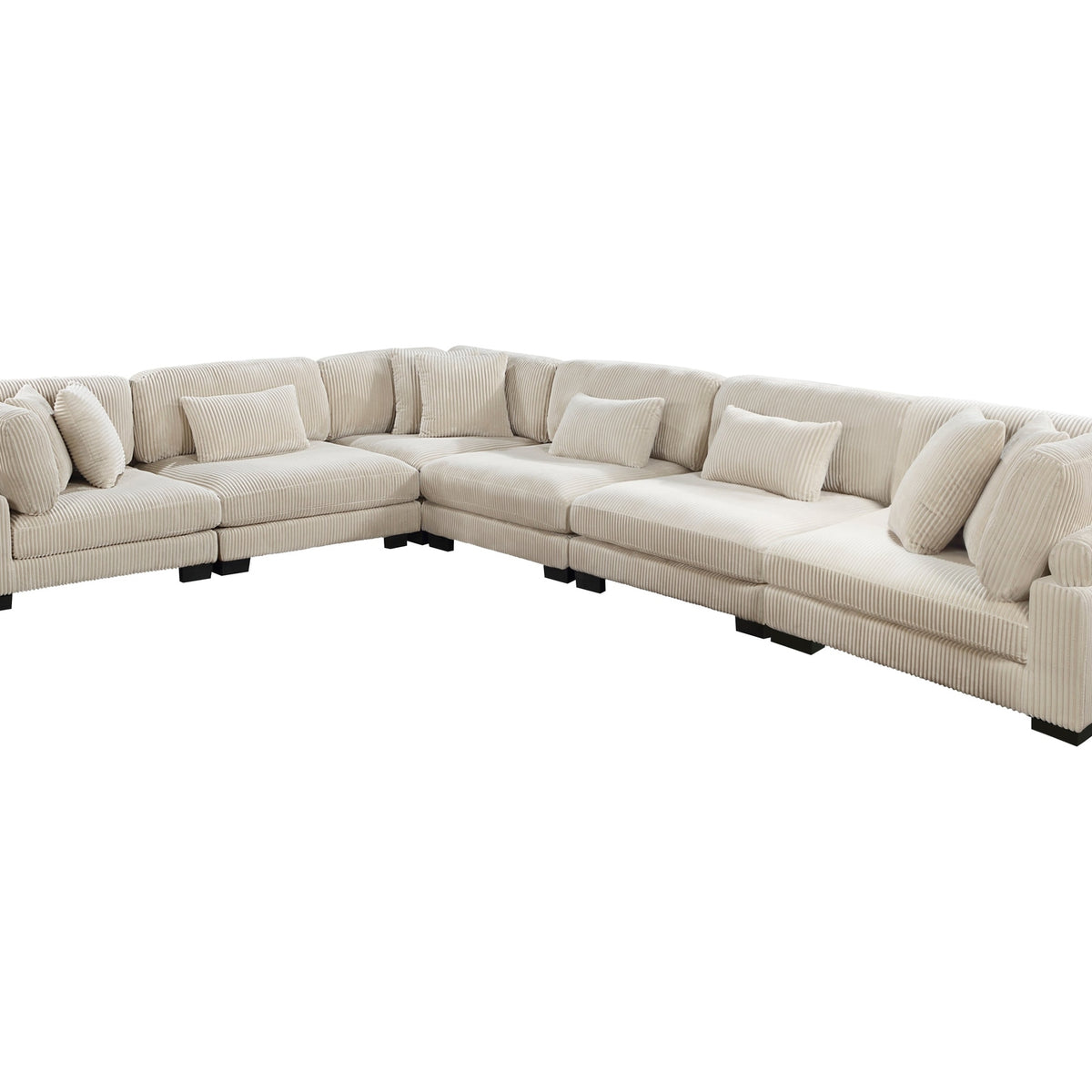 Homelegance Traverse Beige 6-Piece Modular Sectional | Ornate Home