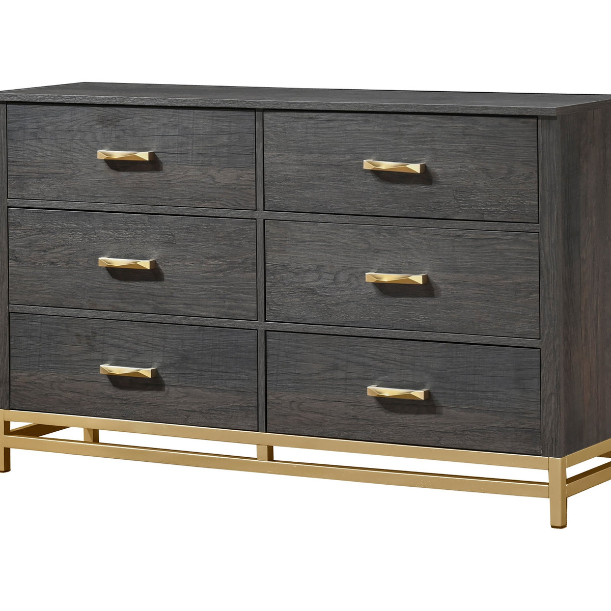 Crown Mark Trevor Brown/Gold Dresser | Ornate Home