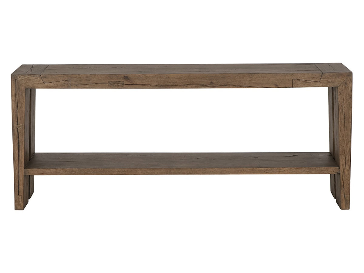 Classic Home Troy Suede Brown Console Table | Ornate Home