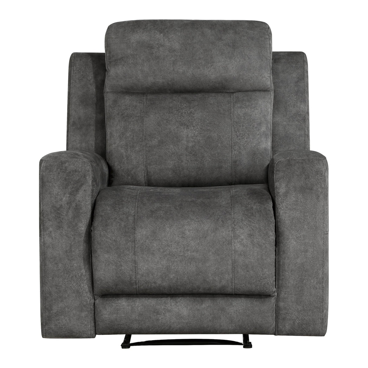 Homelegance Yates Dark Gray Reclining Chair | Ornate Home