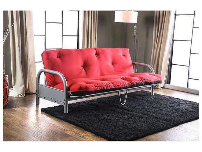 Furniture of America Aksel Black/Red Futon Mattress | Ornate Home