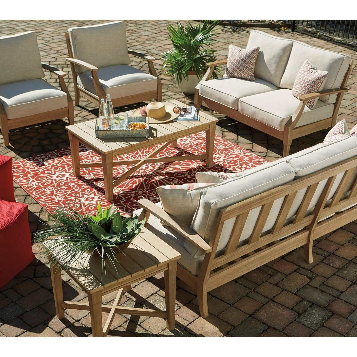 Ashley Furniture Clare View Outdoor Seating Group / 5pc | Ornate Home