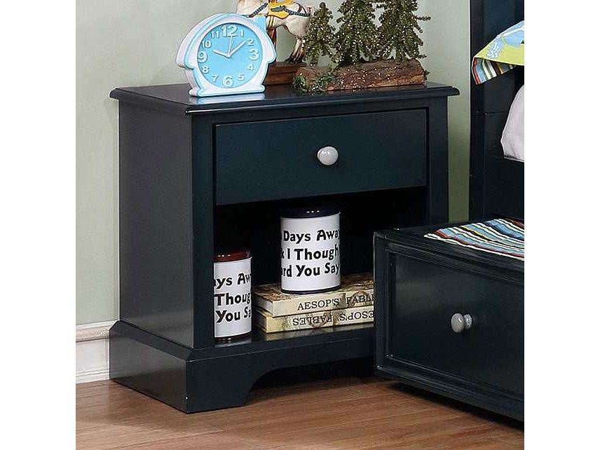 Furniture of America Diane Blue Nightstand | Ornate Home