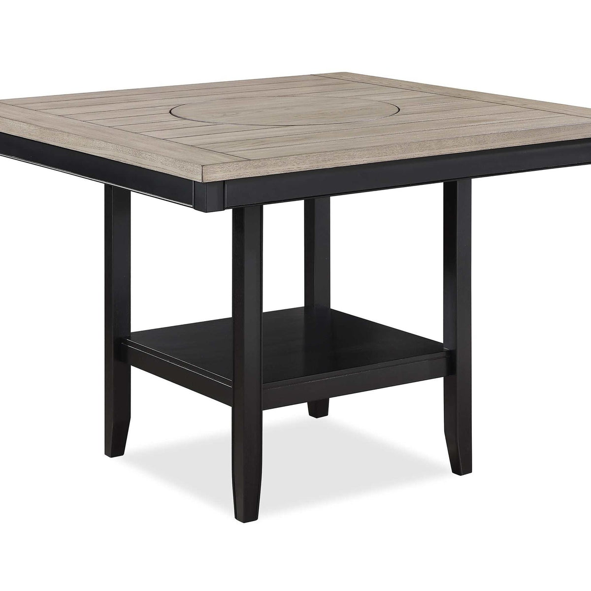 Crown Mark Fulton Charcoal/Light Gray Counter Hight Table | Ornate Home