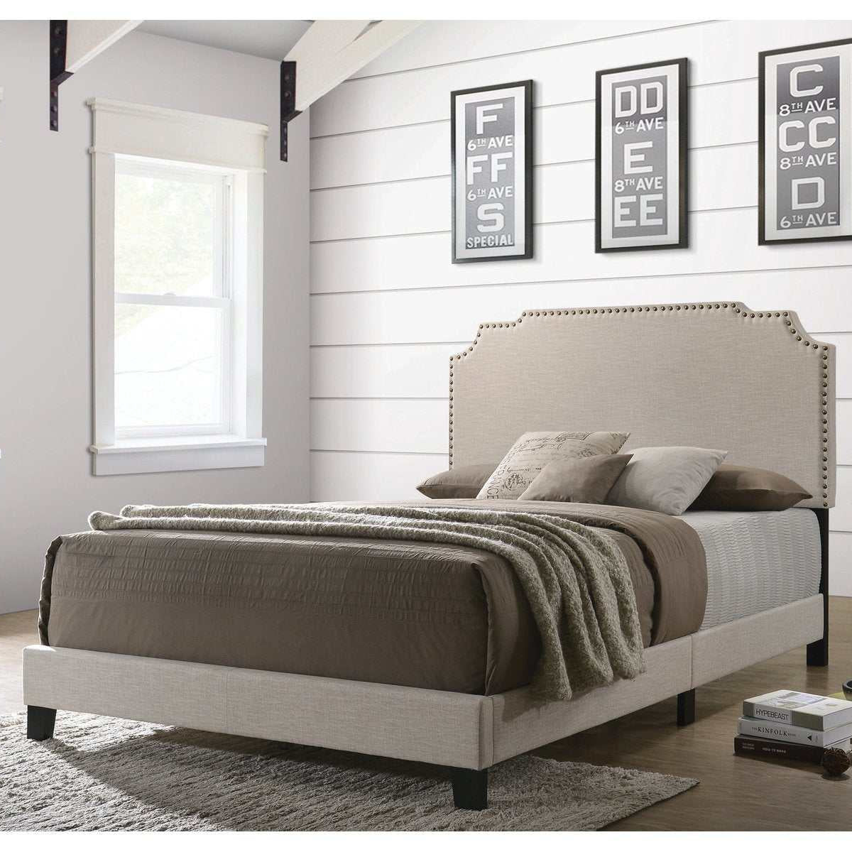 Coaster Tamarac Beige Full Bed | Ornate Home