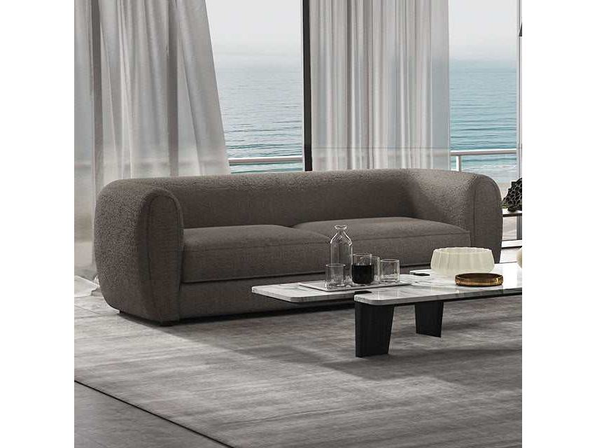Furniture of America Verdal Charcoal Gray Sofa | Ornate Home